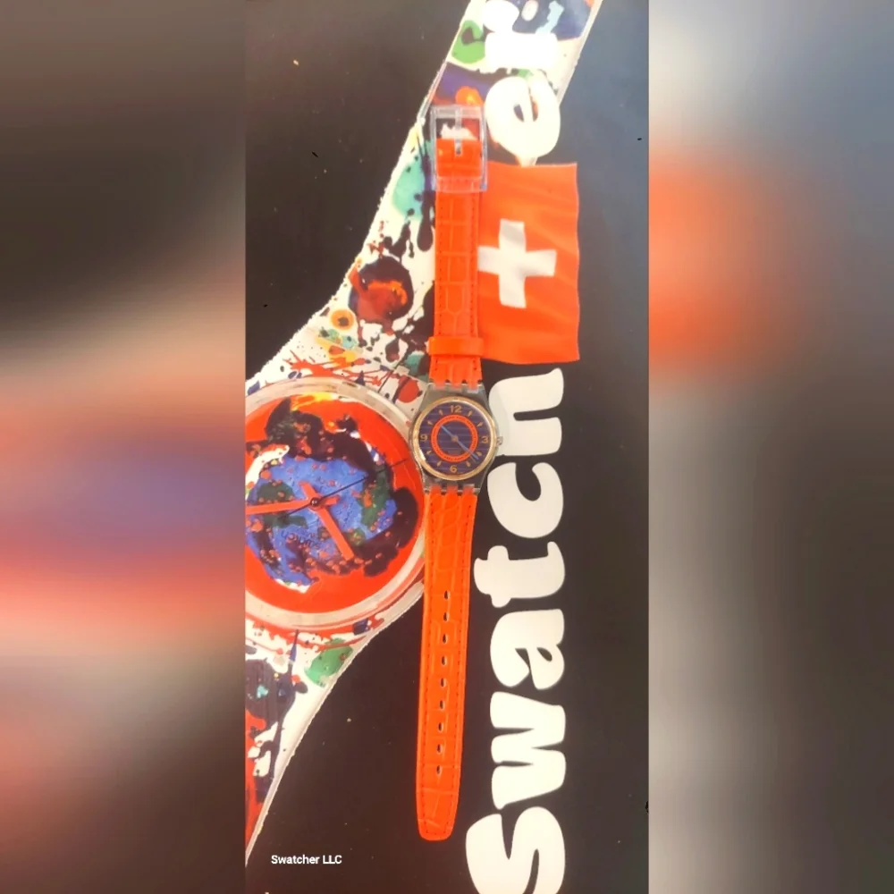Swatch | Accessories | Swatch Watch Gin Rosa Ln15 1992 Standard Ladies ...